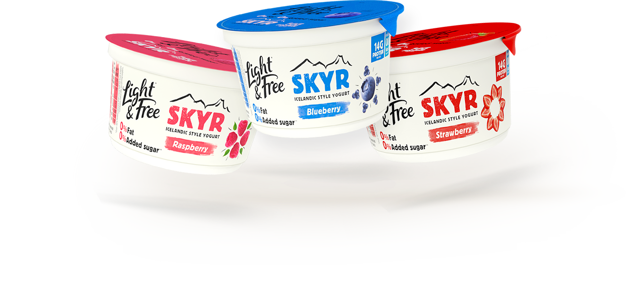 Light Fat Free Yogurt Full of Taste & Texture - Light & Free